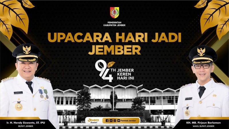 UPACARA HARI JADI KE 94 KABUPATEN JEMBER - Suara Jember News
